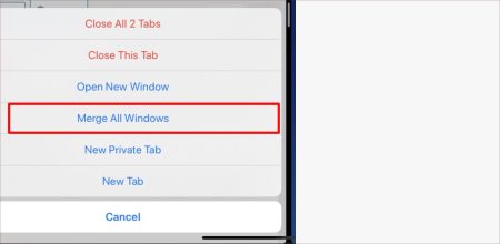How to Disable Split Screen in Safari