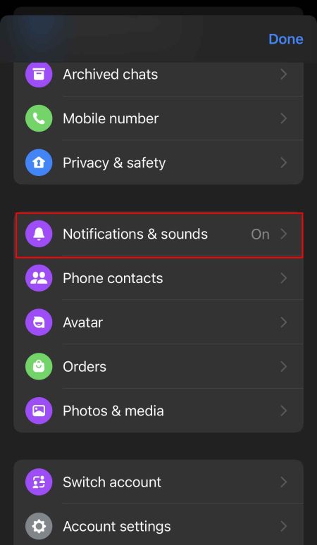 How to Change Messenger Notification Sound