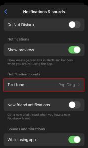 How to Change Messenger Notification Sound