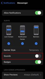 How to Change Messenger Notification Sound