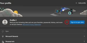 How to Fix Profile Error "Some Features May Not Be Available" on Edge