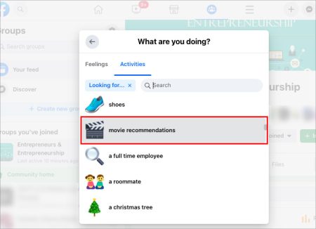 How to Ask for Recommendations on Facebook?