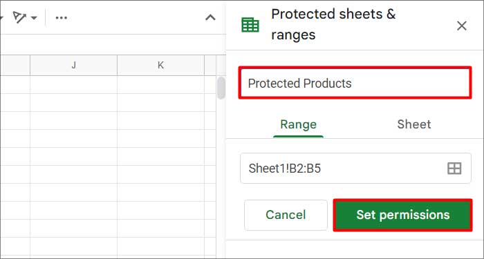 How To Lock Cells In Google Sheets