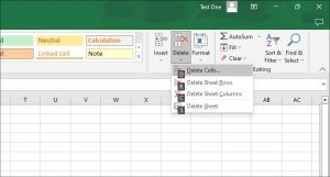 How to Delete Worksheet in Excel