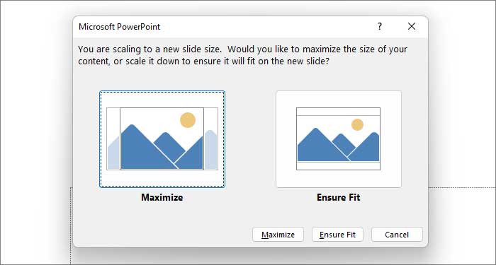 How To Change Size Of Powerpoint Slide
