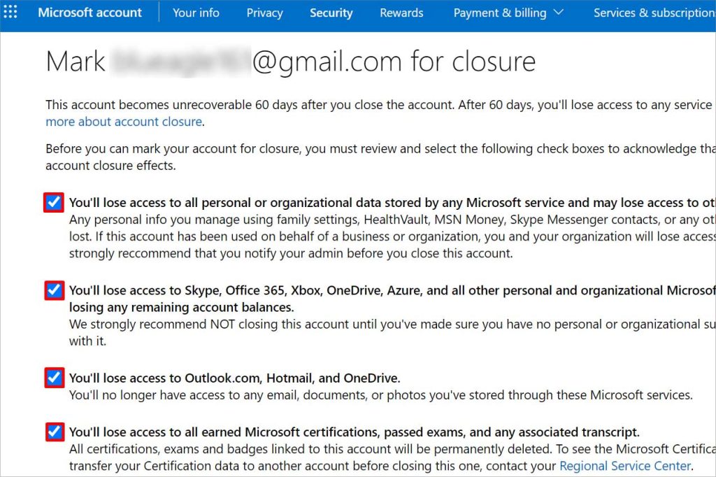 How to Delete an Outlook Account