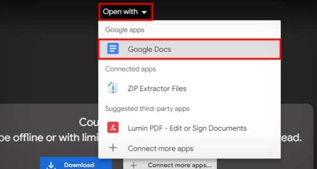 How to Open Word Doc in Google Docs