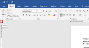 How to Insert a Tab Stop in Word