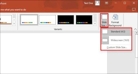 How to Change Size of Powerpoint Slide