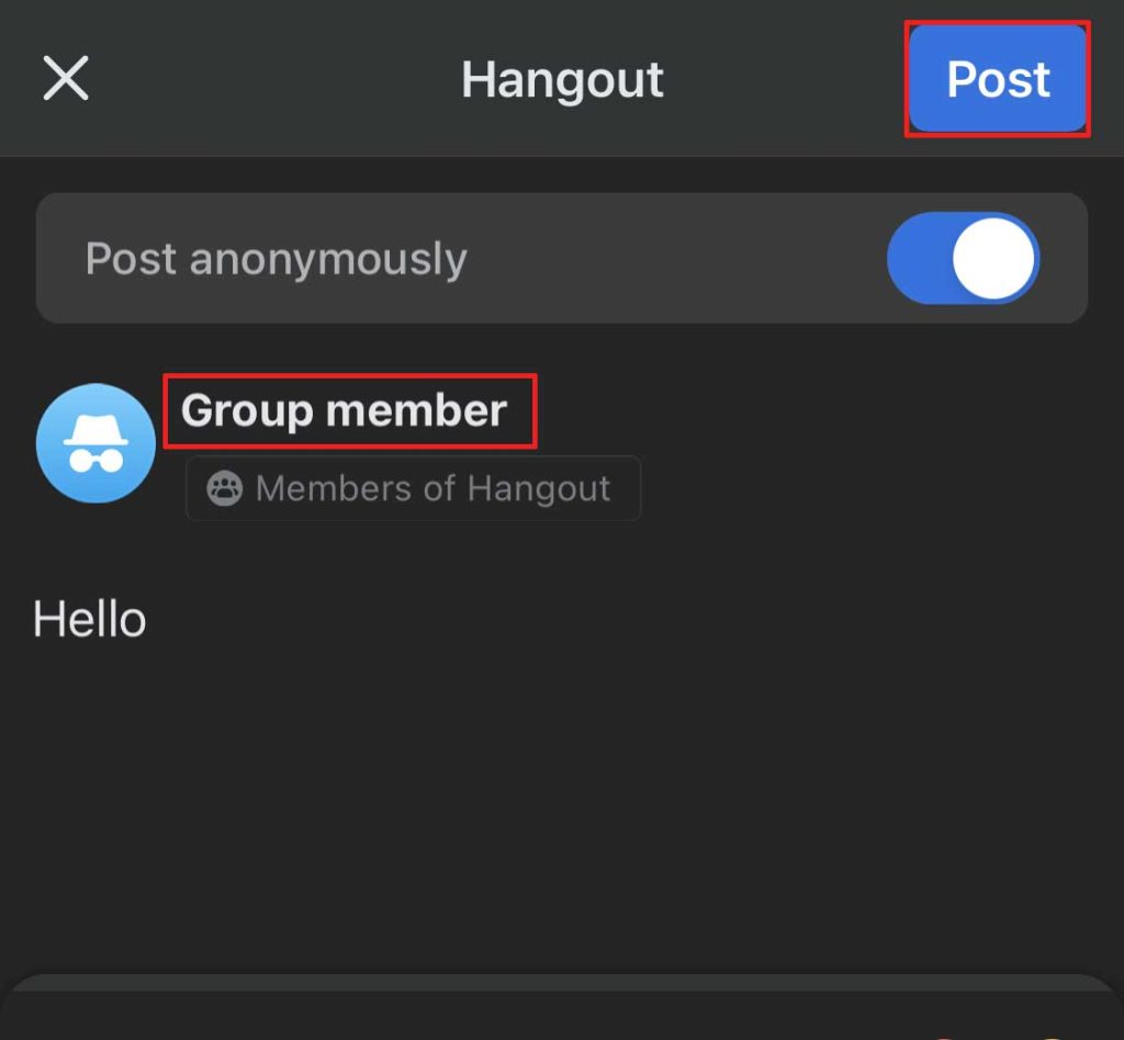 How to Post Anonymously on Facebook