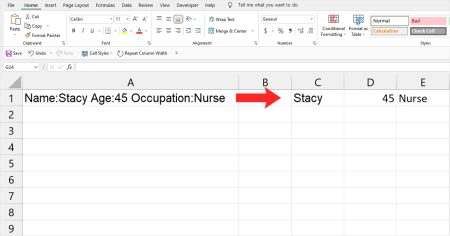 How to Add Text to Columns in Excel