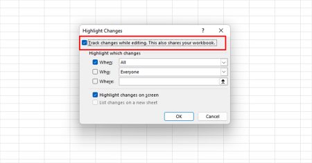 How to Track Changes in Excel