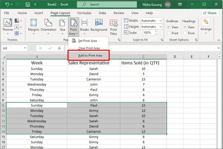How to Set Print Area in Excel (4 Ways)