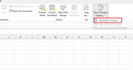 How to Track Changes in Excel