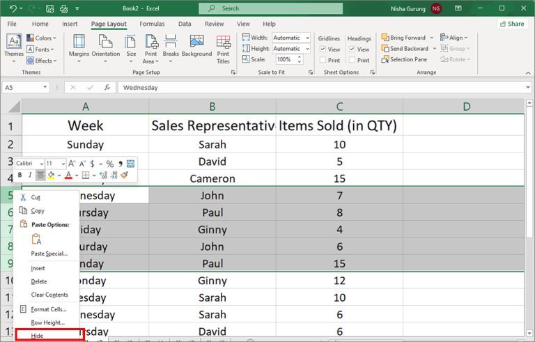 How to Set Print Area in Excel (4 Ways)