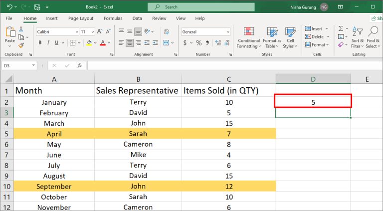 How to Highlight Every Other Row in Excel?