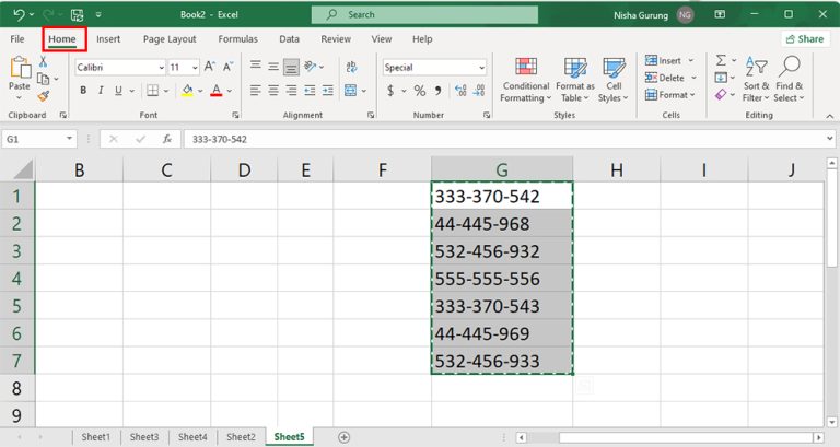 How to Remove Dashes in Excel?