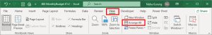 How to View Two Worksheets Side by Side in Excel