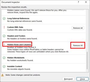How to Delete a Hidden Row or Column in Excel