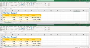 How to View Two Worksheets Side by Side in Excel