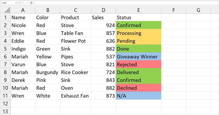 How To Count Highlighted Cells