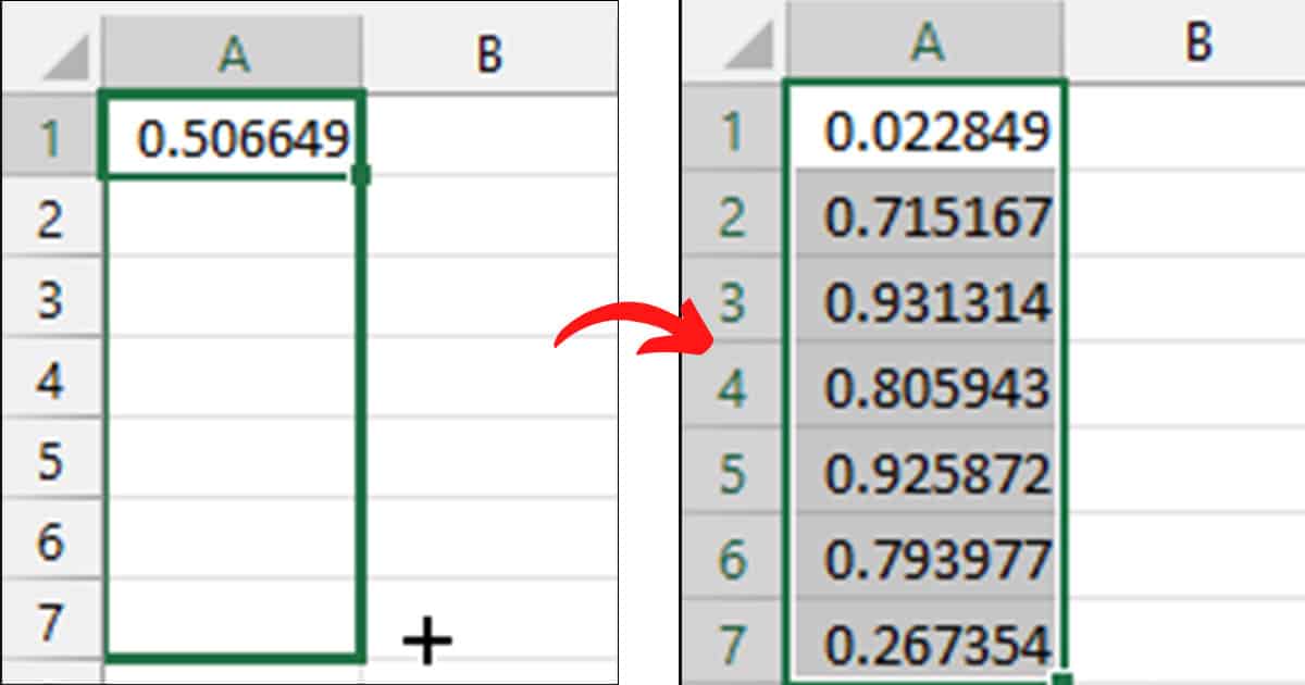 How to Get Random Number in Excel