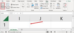 How to Remove Dotted Lines in Excel