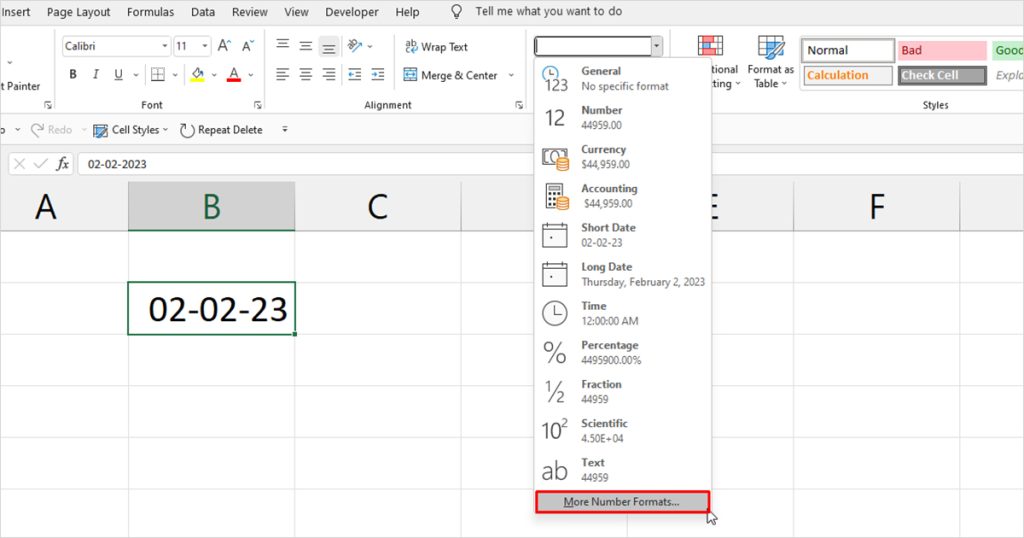 5 Ways to Format a Date in Excel