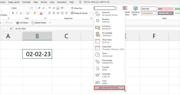 5 Ways to Format a Date in Excel