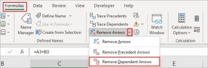 Mastering Trace Dependents in Excel -A Detailed Guide
