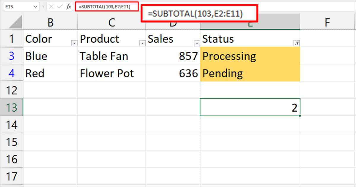 How to Count Highlighted Cells How to Count Highlighted Cells