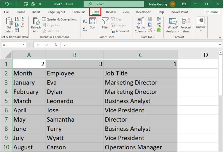 How to Move Columns in Excel (in 5 Easy Ways)