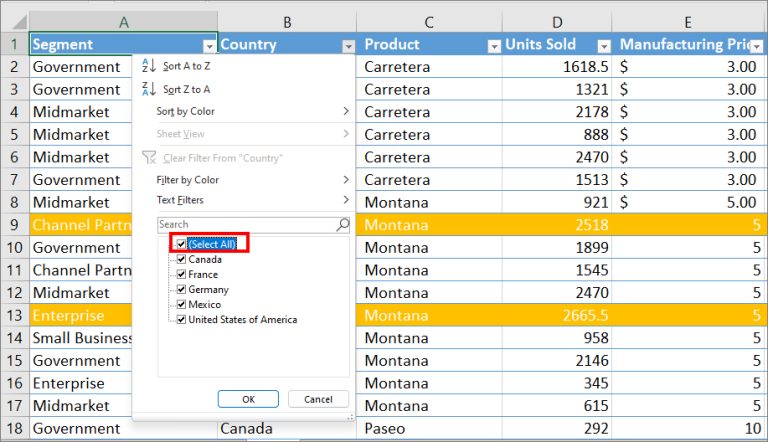 How to Delete a Row in Excel