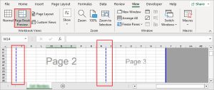 How to Remove Dotted Lines in Excel