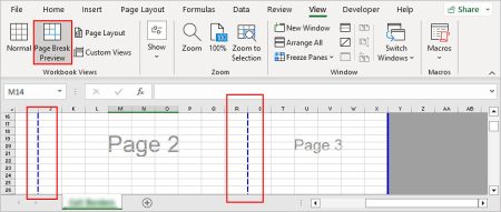 How to Remove Dotted Lines in Excel