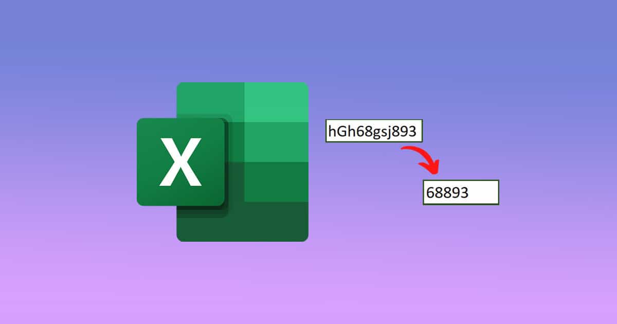 How To Extract Number From String In Excel