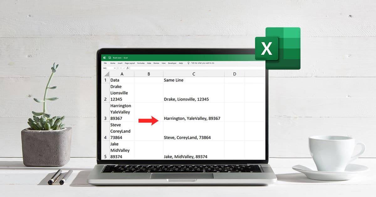 How To Remove Line Breaks In Excel