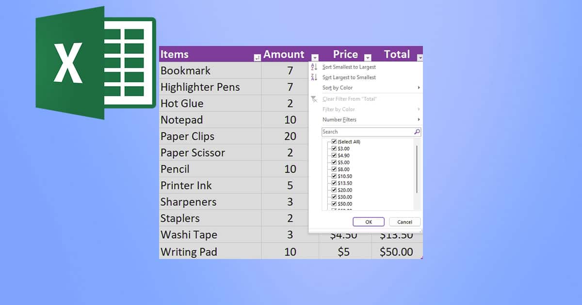 How To Add Sort Button In Excel 