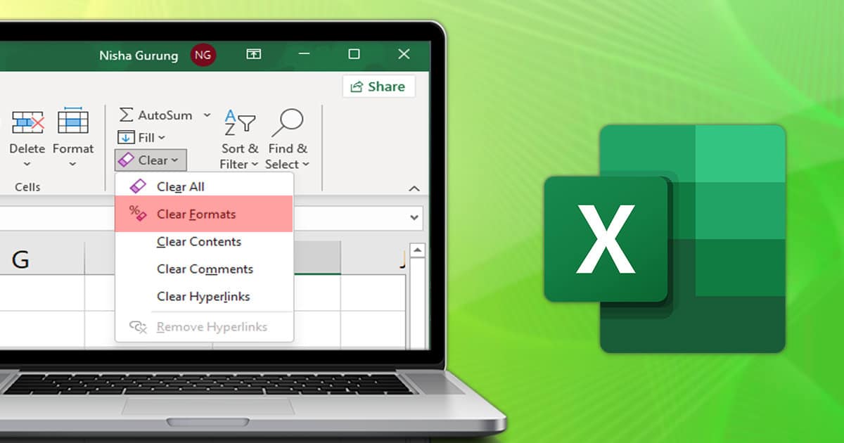 How To Clear All Formatting On Excel 