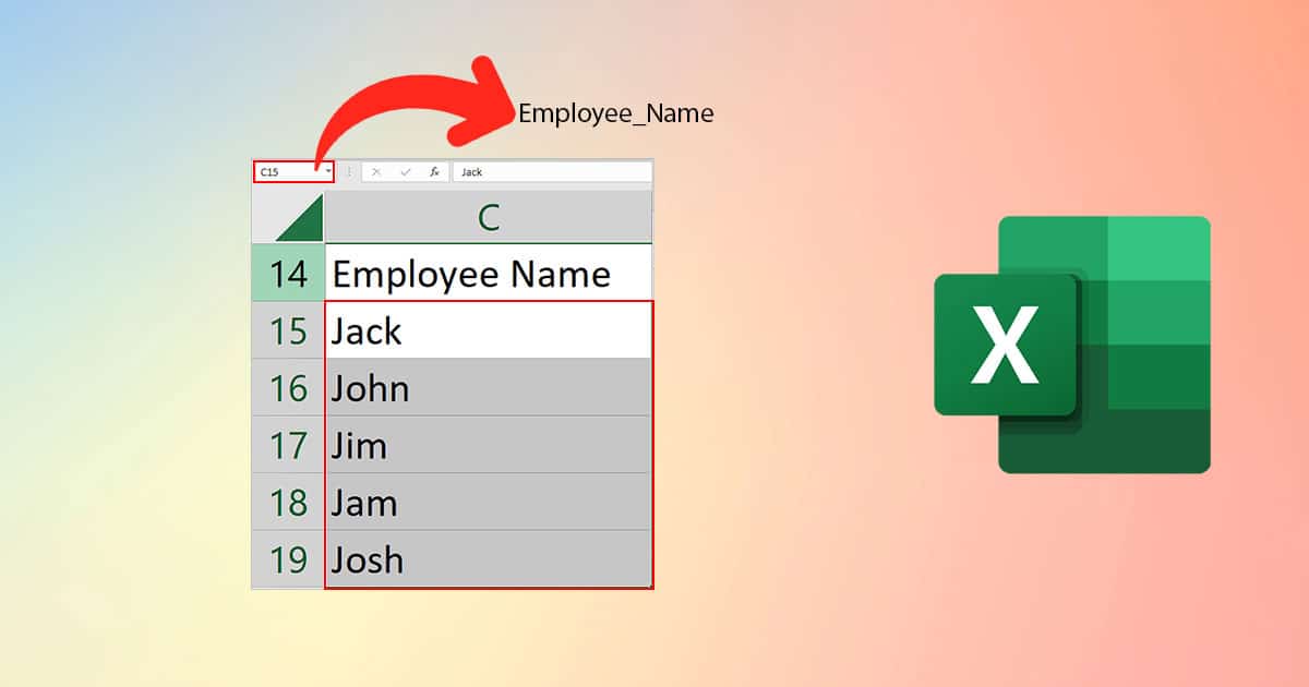 How to Create and Use Named Range in Excel