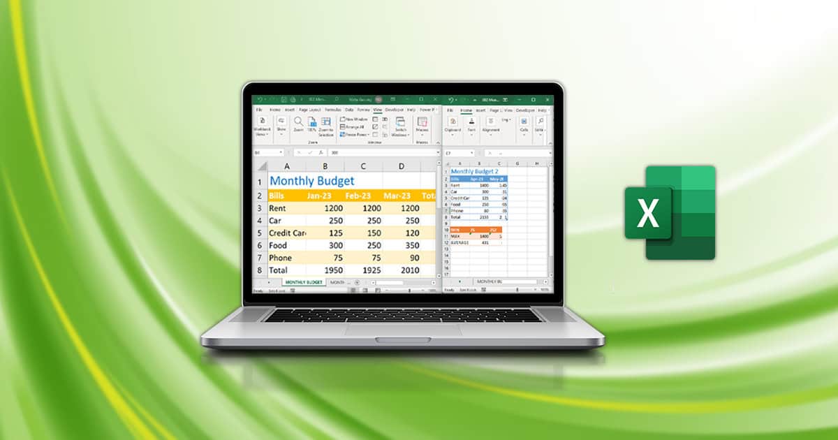How To View Two Worksheets Side By Side In Excel
