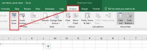 How to Add Sort Button in Excel?