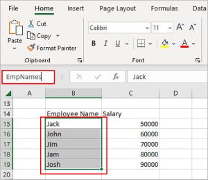 How to Create and Use Named Range in Excel