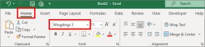 How to Insert Arrow in Excel