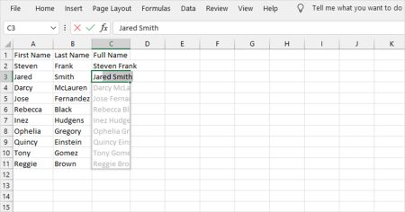 How to Combine Text in Excel