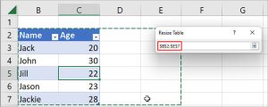 How to Extend a Table in Excel