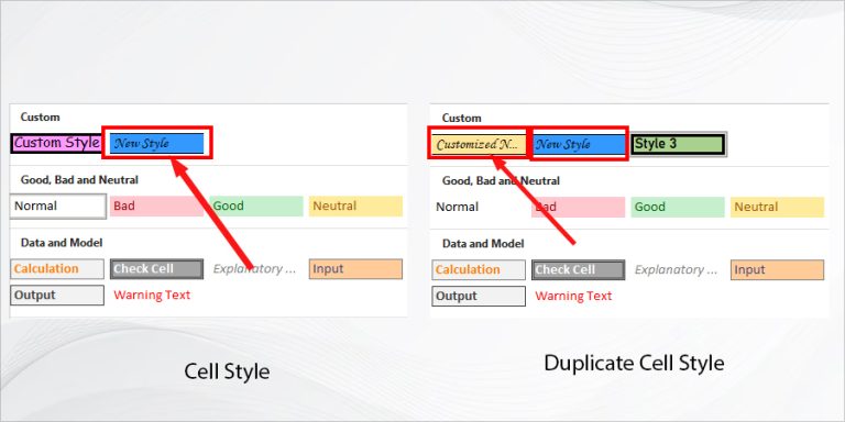 How to Apply Cell Style in Excel
