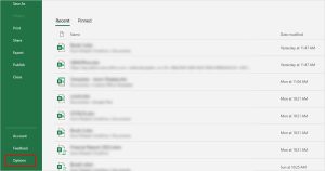How to Reset Excel Settings