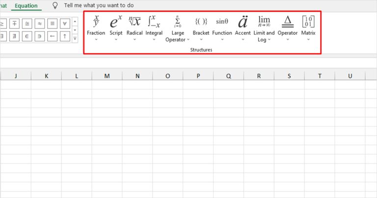 How to Insert an Equation in Excel