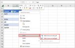 How to Extend a Table in Excel